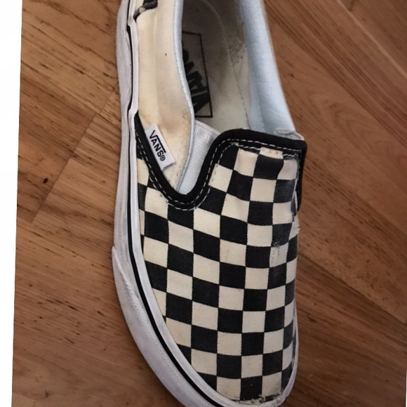 Vans | Shoes | Slip On Vans Black And White Checkered | Poshmark
